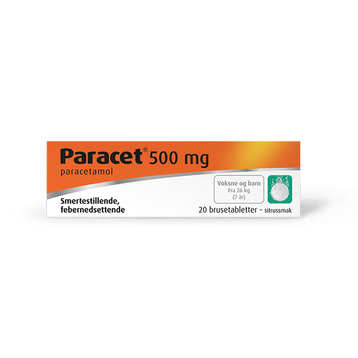Brusetablett - Paracet